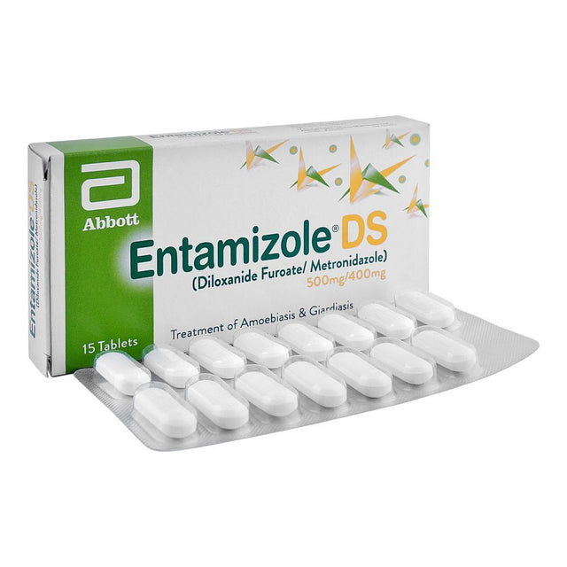 Entamizole Ds Tablets 500mg/400mg | Buy Online via Marham Shop