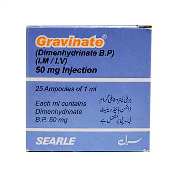 Gravinate Im/Iv Injection 50mg | Buy Online via Marham Shop