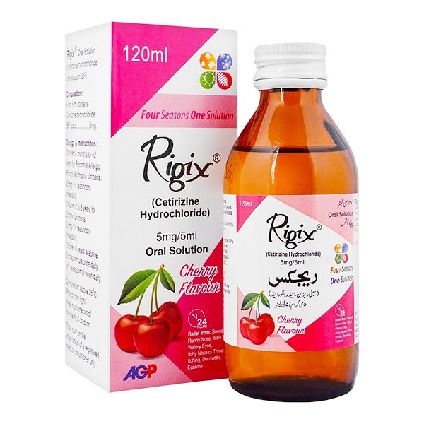 Rigix 120ml Syrup 5mg/5ml – MARHAM.PK