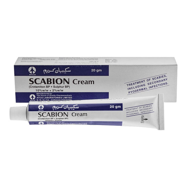 Scabion Cream 20g – MARHAM.PK