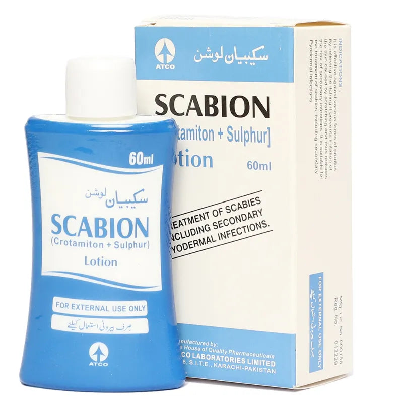Scabion Lotion 60ml | Buy Online via Marham Shop